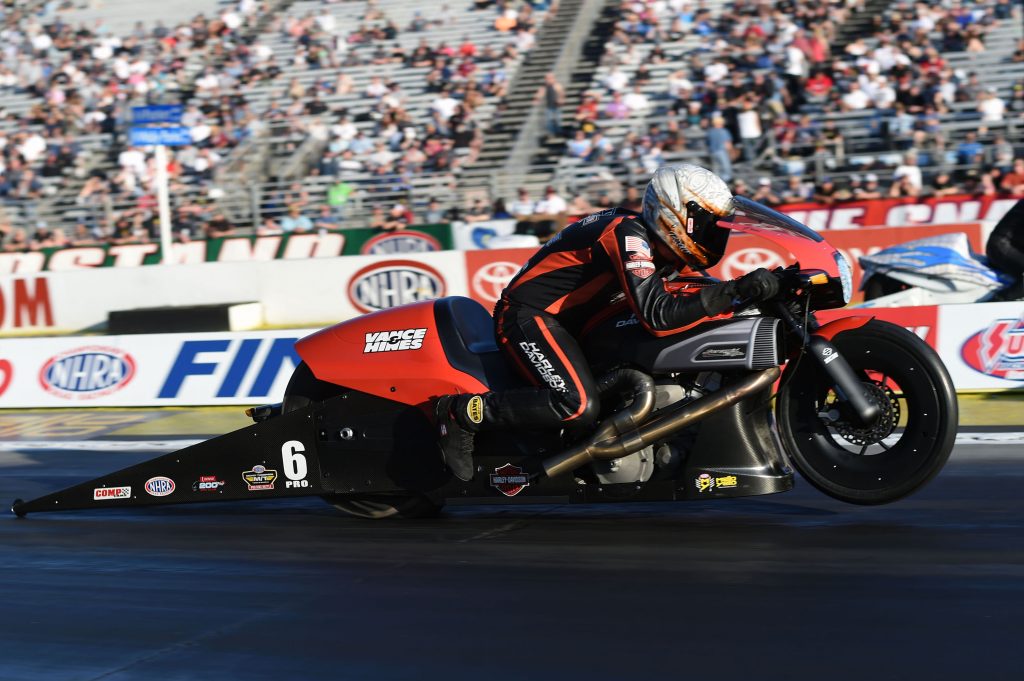ANDREW HINES AND HARLEY-DAVIDSON WIN NHRA PRO STOCK MOTORCYCLE WORLD ...